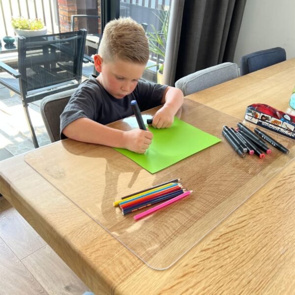 PVC Craft Mat 1.5mm Transparent Table Protection Sheet | Qlarity